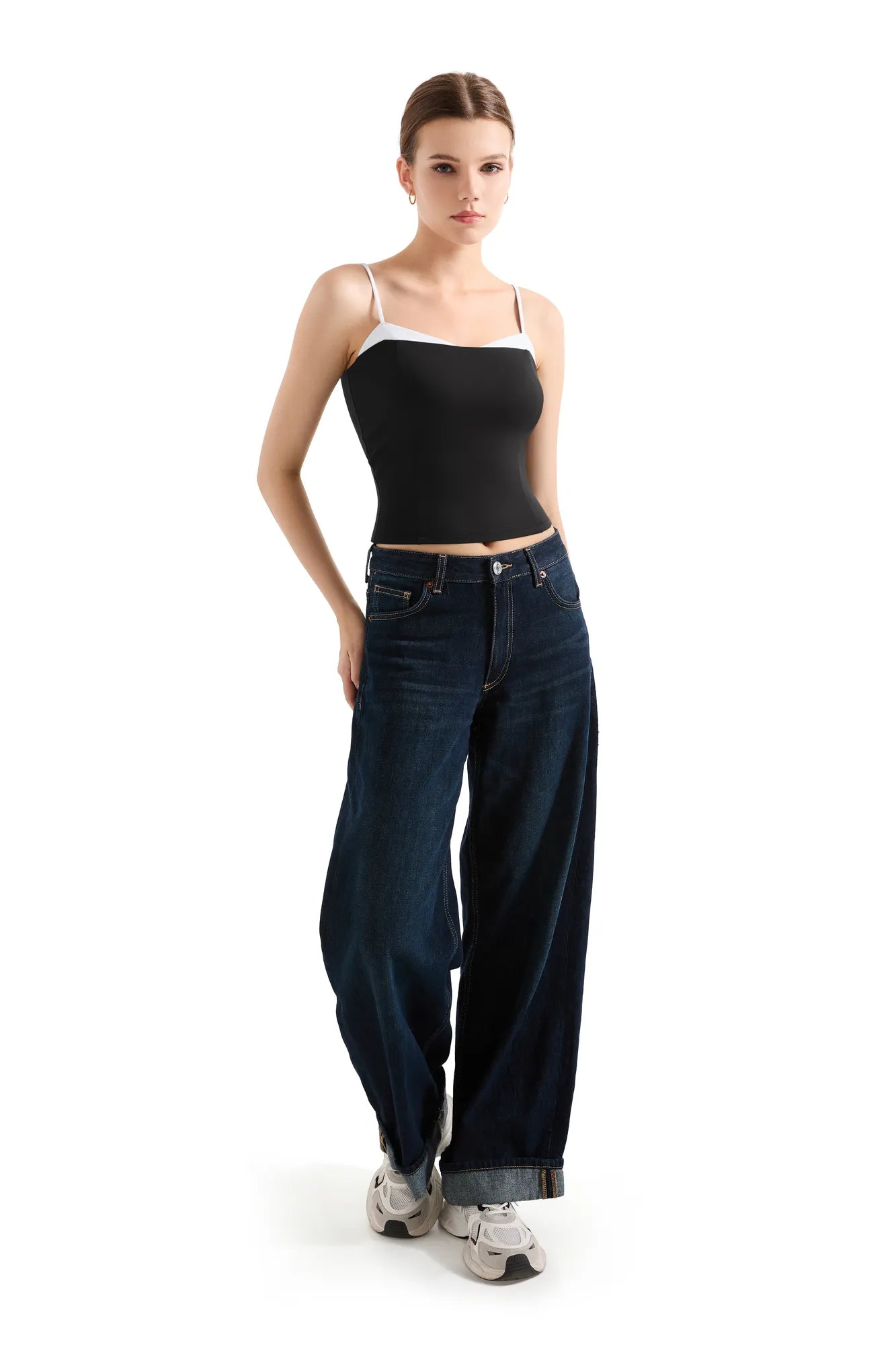 Buttery Soft Cami Color Block Tank Top – SUUKSESS