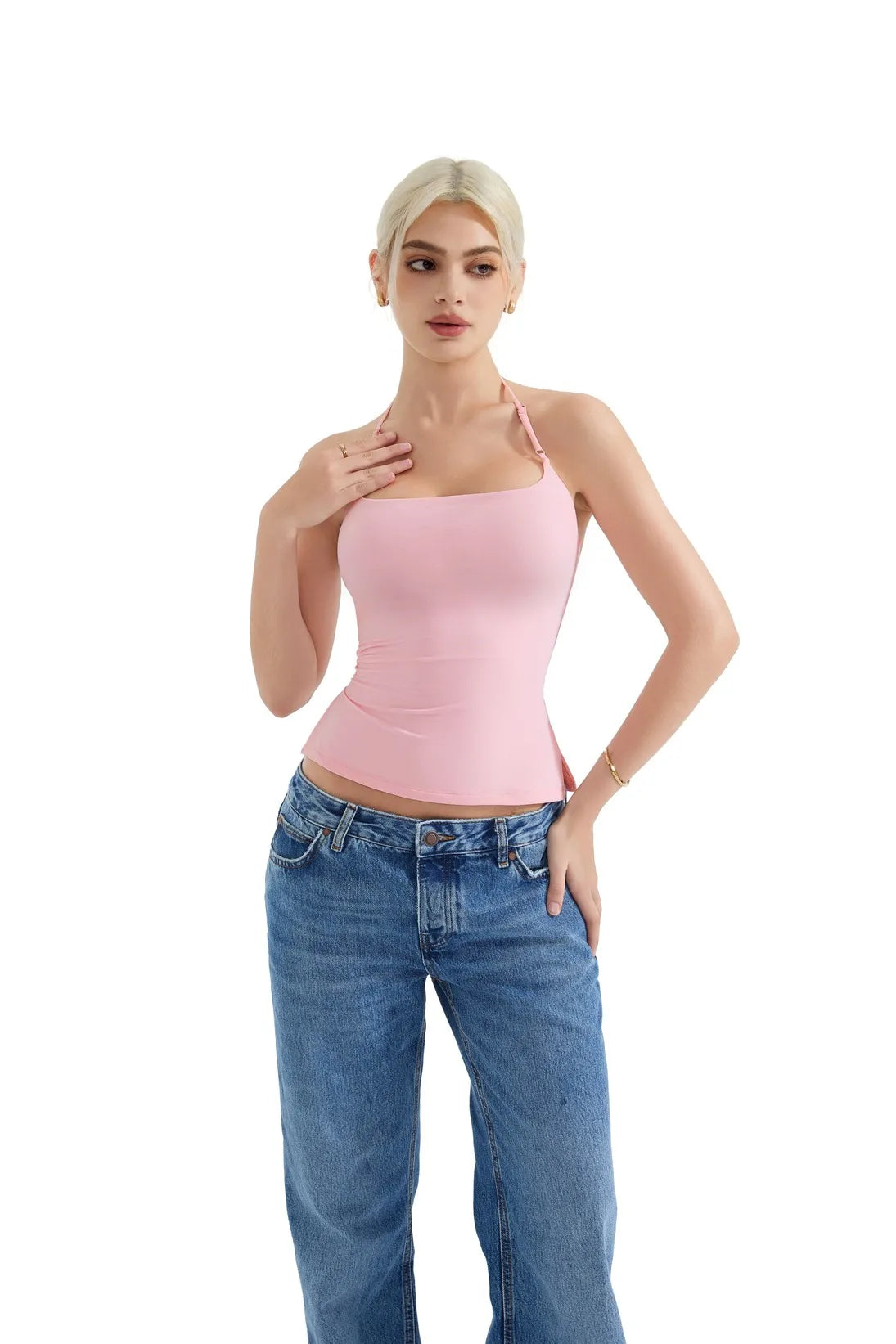 Buttery Soft Cami Halter Tank Top – SUUKSESS